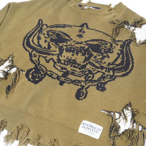 Warpig Destroyed Sweater – Motorhead Store