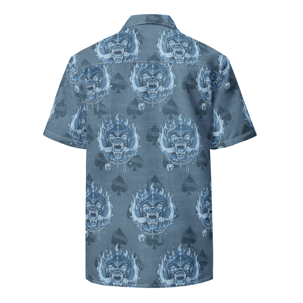 Tiki Warpig Ace of Spades Hawaiian Print Shirt – Motorhead Store